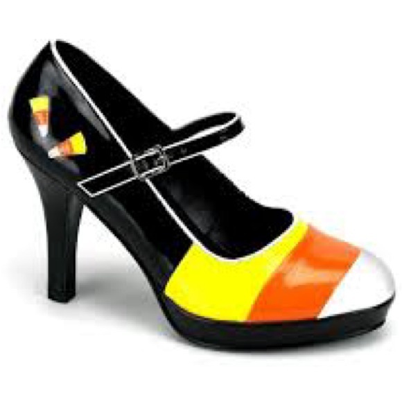 Funtasma | Shoes | Funtasma Candy Corn High Heels Platformpumps Patent ...